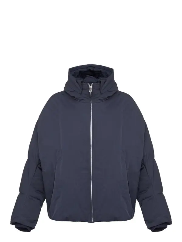 Bottega Veneta Hooded Down Jacket - Blue