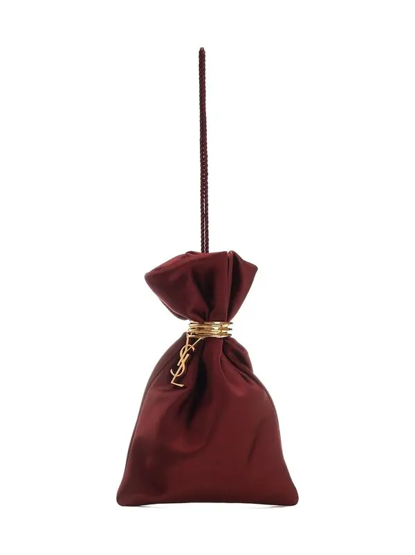 Saint Laurent Evening Pouch With Cassandre Charm - Multicolor