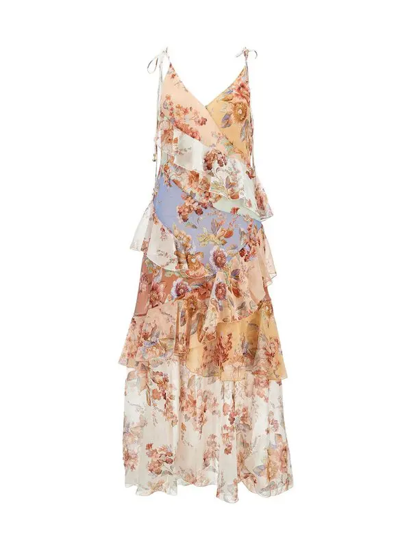 Zimmermann Frilled Maxi Dress - Multicolor