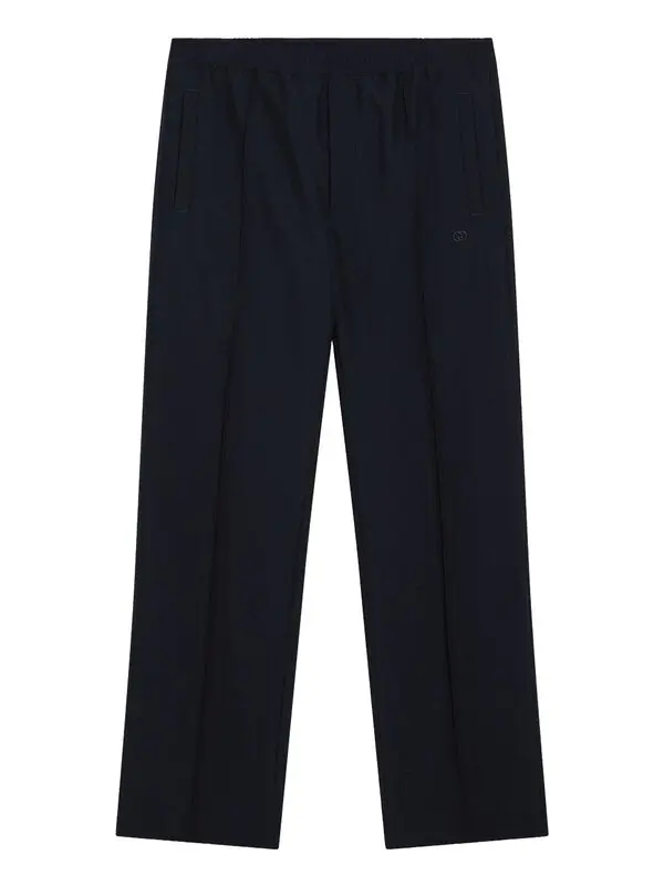 Gucci Technical Panama Trousers - Blue
