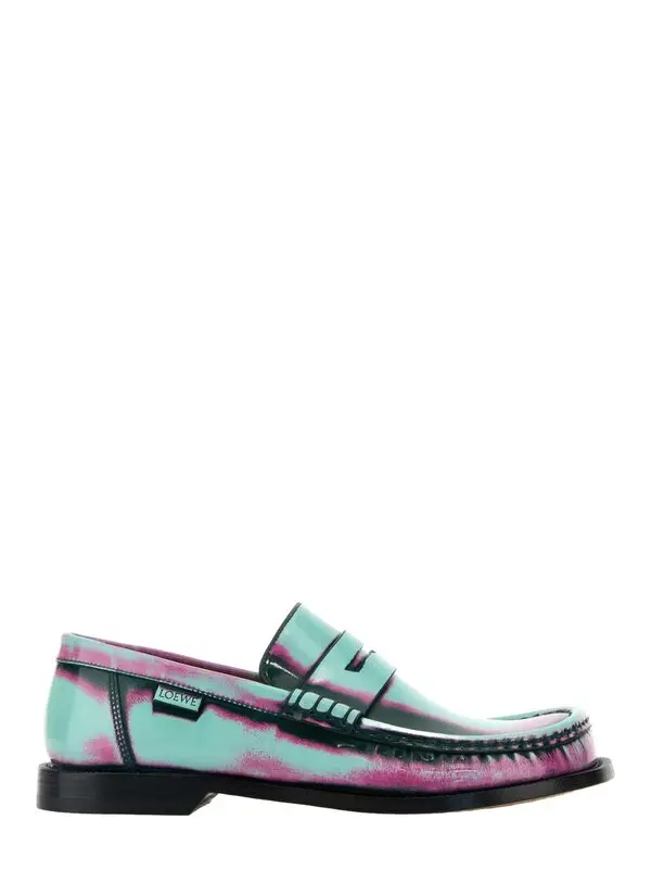 Loewe Leather Campo Loafers - Multicolor