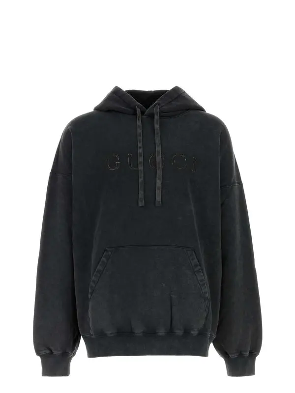 Gucci Charcoal Cotton Sweatshirt - Gray