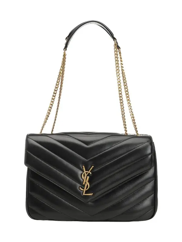 Saint Laurent Large Loulou Bag - Black