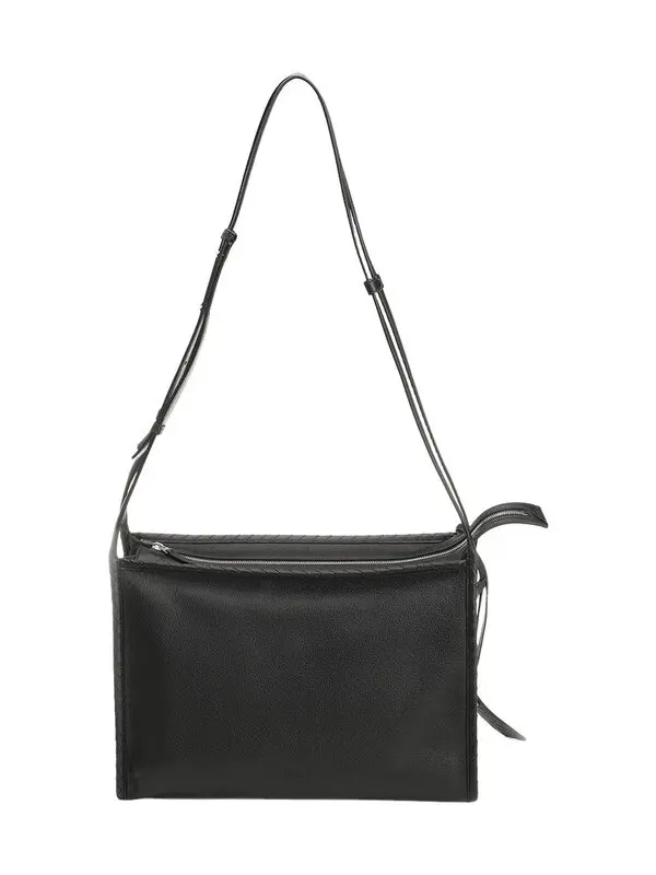 Bottega Veneta Corriere Messenger Bag - Black