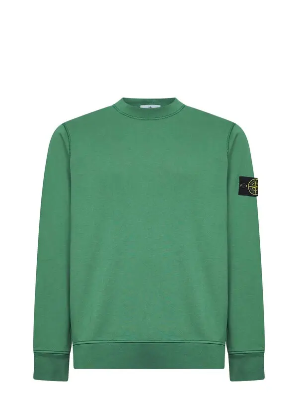 Stone Island Organic Cotton Crewneck Sweatshirt - Multicolor