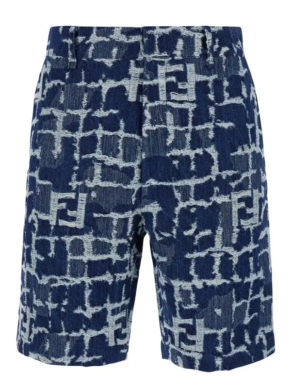 Fendi Ff Print Bermuda Shorts - Multicolor