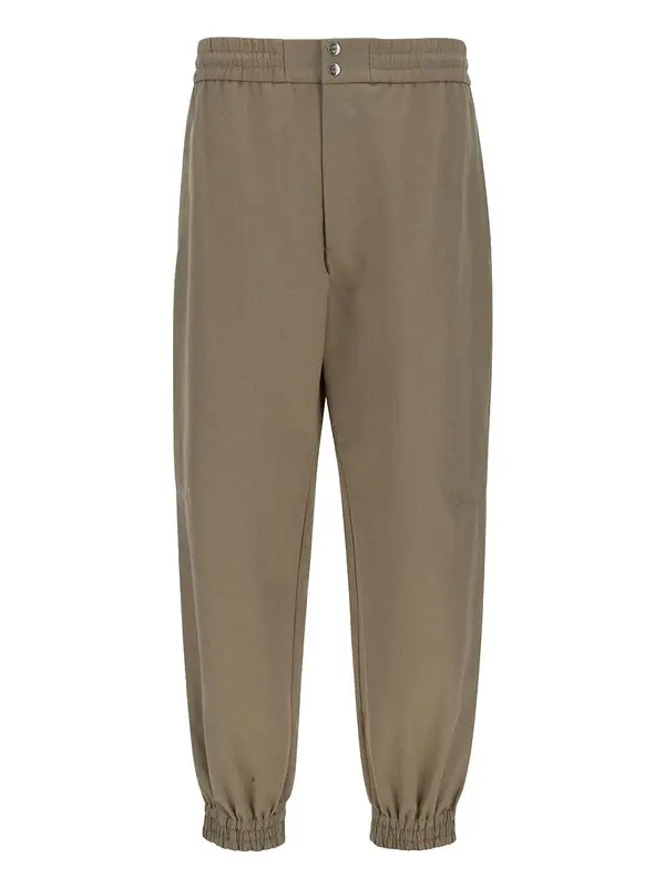 Alexander McQueen Cotton Cargo Pants With Elastic Waistband - Multicolor