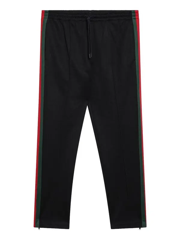 Gucci Dark Technical Jersey Track Pants - Blue