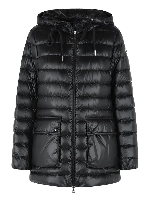 Moncler Jasmin Short Polyamide Down Jacket - Black