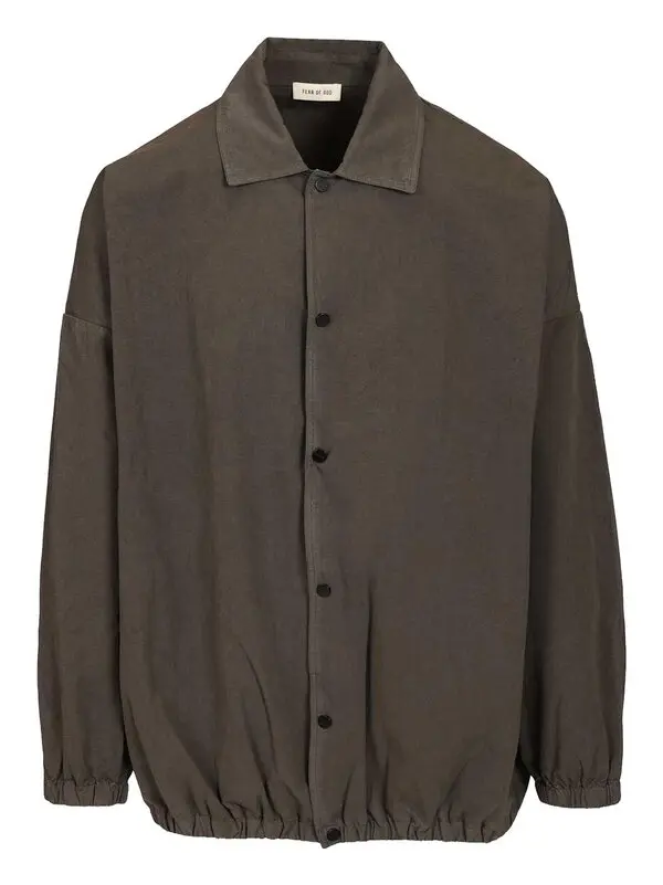 Fear Of God Cotton Poplin Windbreaker - Gray