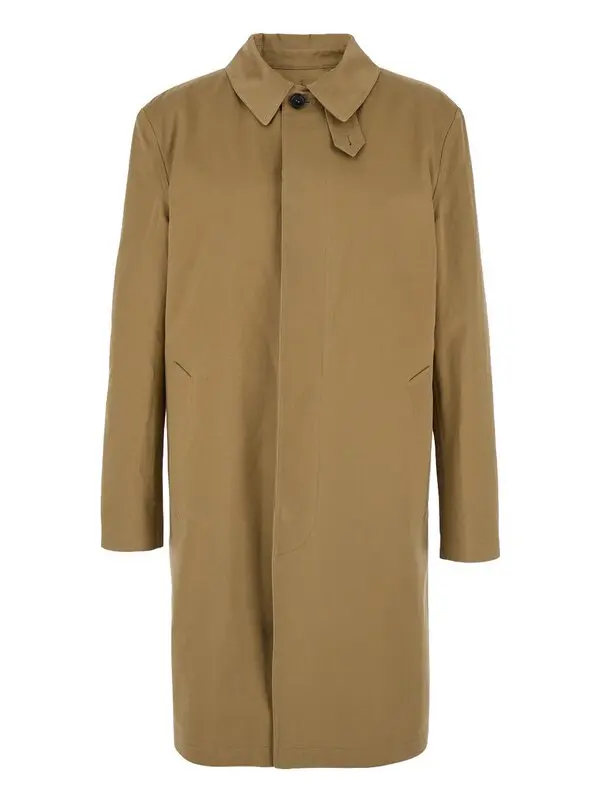 Saint Laurent Cotton Trench Coat - Multicolor