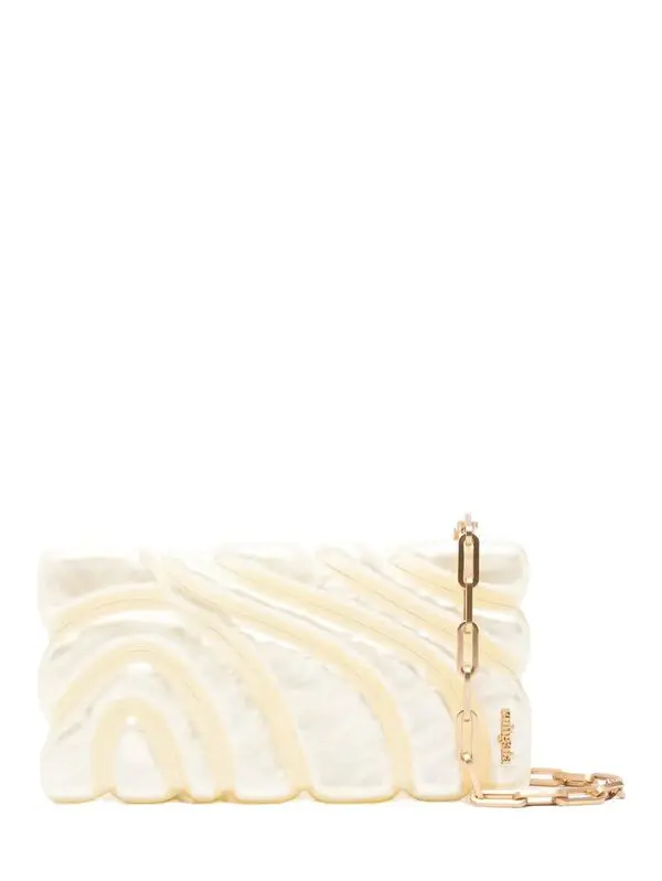 Cult Gaia Ivory Sculpted Design Mini Bag - Cream