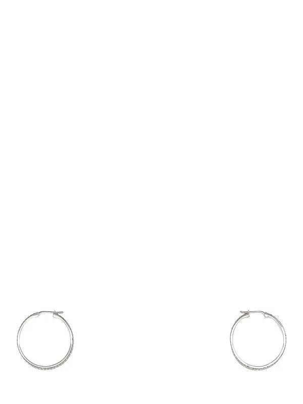 Amina Muaddi Bracciale Embellished Hoop Earrings - Multicolor