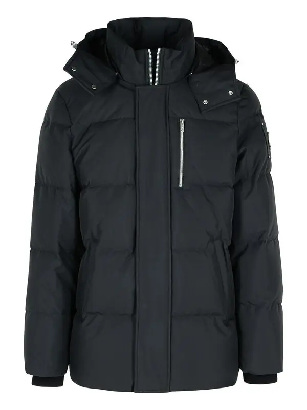 Moose Knuckles Cloud 3q Hooded Down Jacket - Black