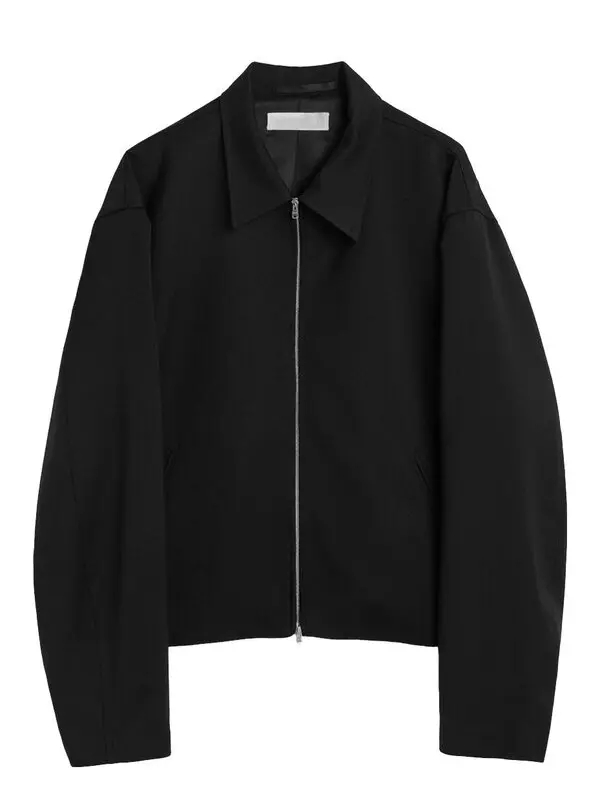 Our Legacy Zip Up Virgin Wool Jacket - Black