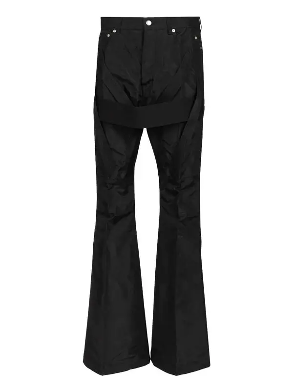 Rick Owens Megastrapped Trousers - Black