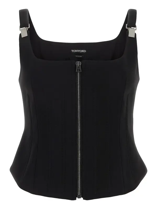 TOM FORD Corset T-shirt - Multicolor