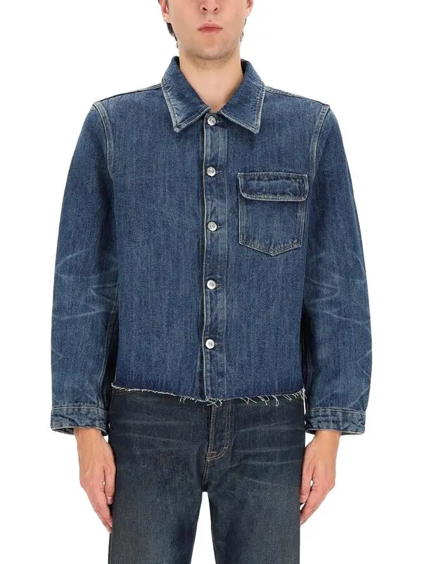 Our Legacy Cut Rebirth Jacket - Blue