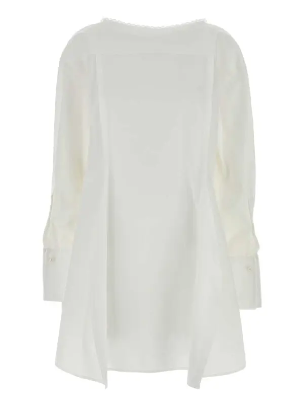 Carven Poplin Esperanto Mini Dress - White