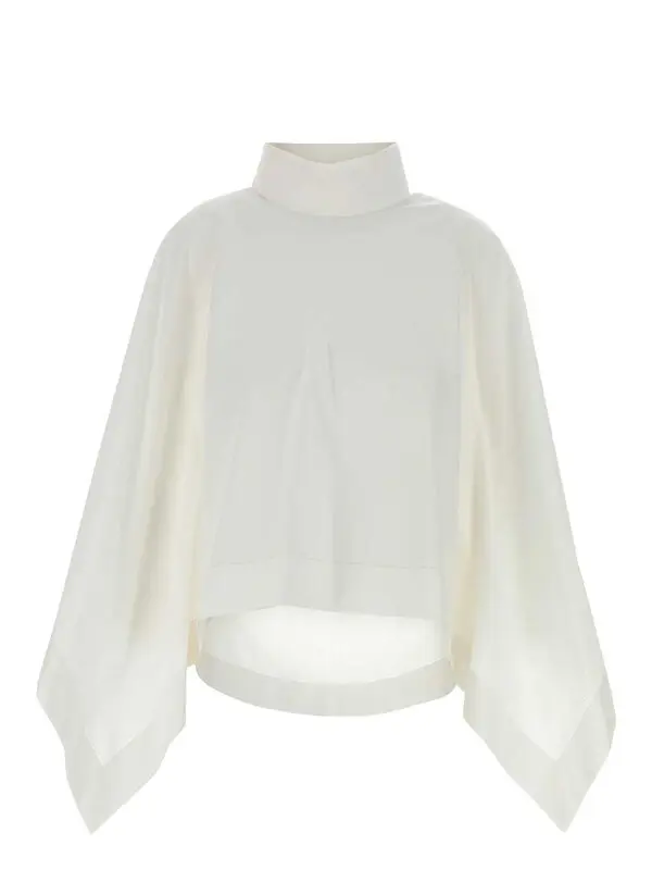 Carven Cotton Cape - White