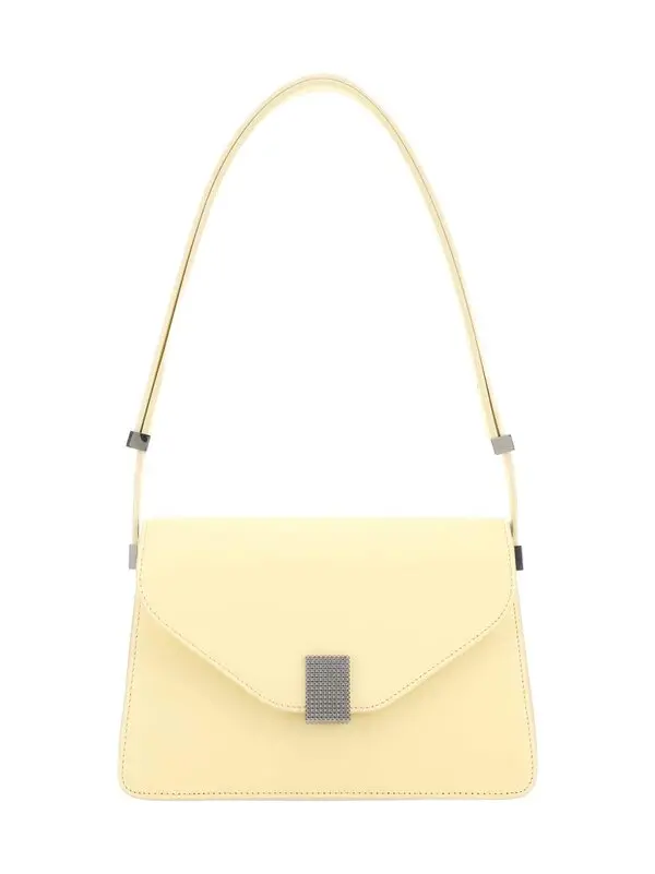 LANVIN Pastel Leather Shoulder Bag - Yellow