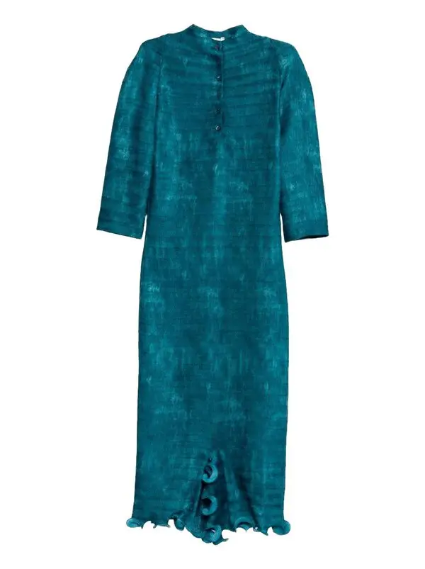 Fendi Pleated Midi Dress - Multicolor
