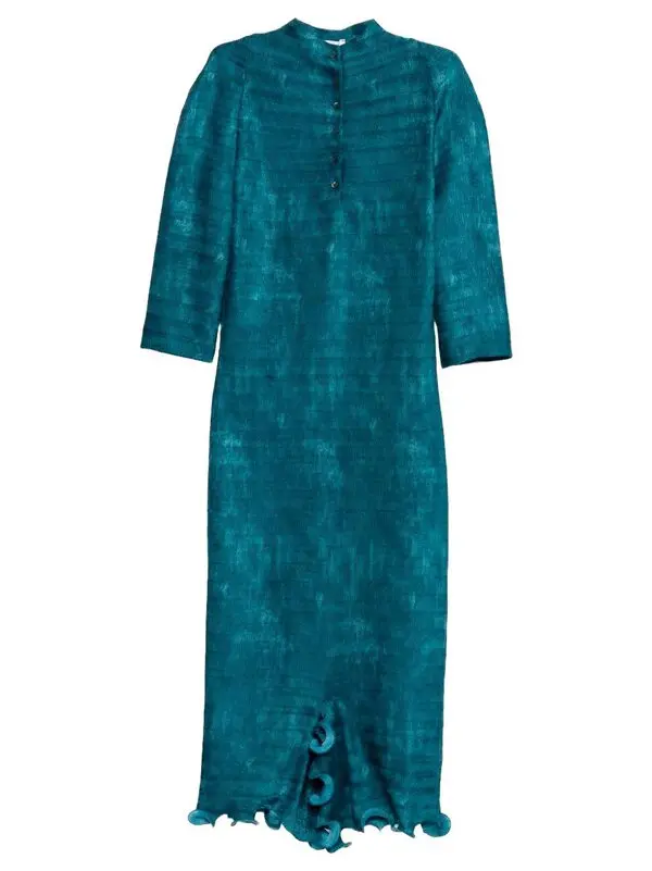 Fendi Pleated Midi Dress - Multicolor