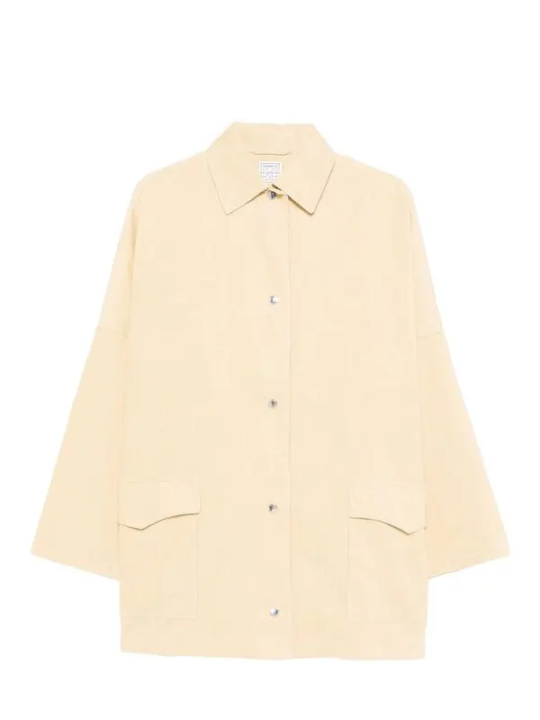 TOTEME Single-breasted Coat - Cream