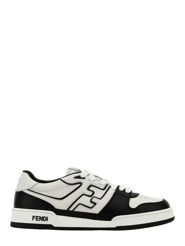 Fendi Two-tone Leather Match Sneakers - Multicolor