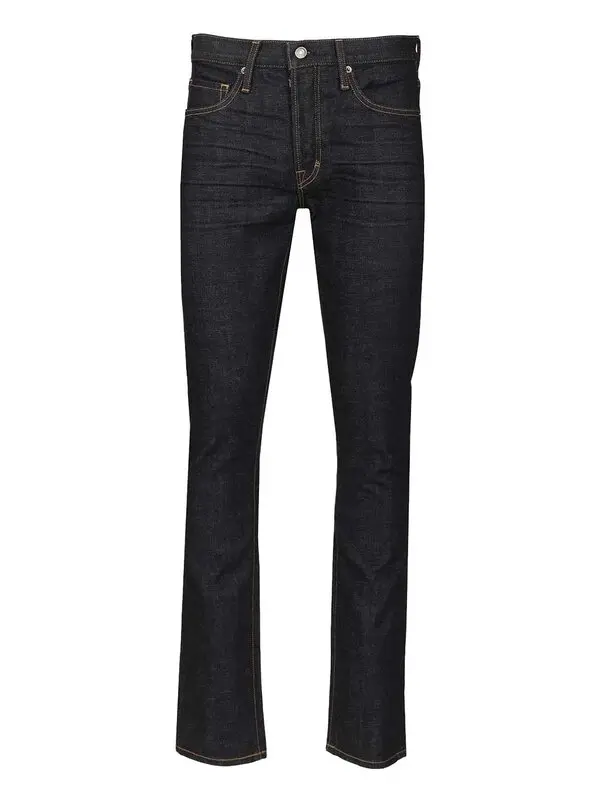 TOM FORD Slim Fit Selvedge Jeans - Blue
