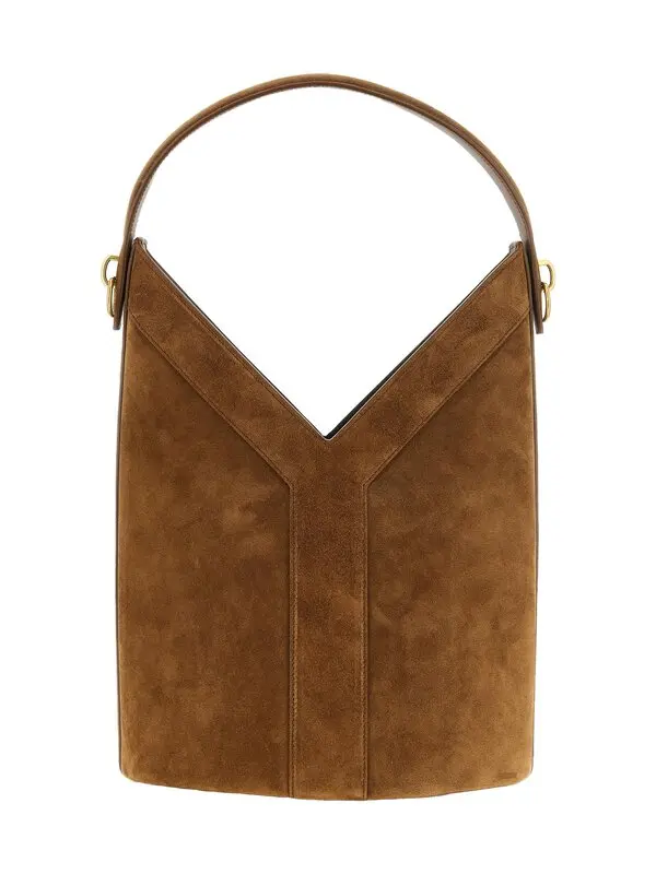 Saint Laurent Y Long Shoulder Bag - Brown