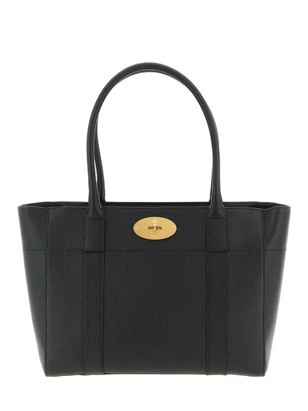Mulberry Bayswater 9 To 5 Hammered Leather Handbag - Black