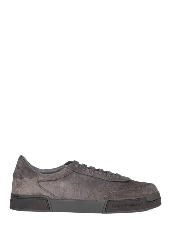 Dolce & Gabbana Grey Suede Portofino Yacht Sneakers - Multicolor