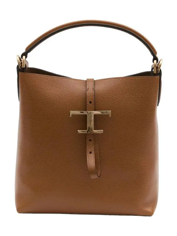 TOD'S Leather Tote Bag - Brown