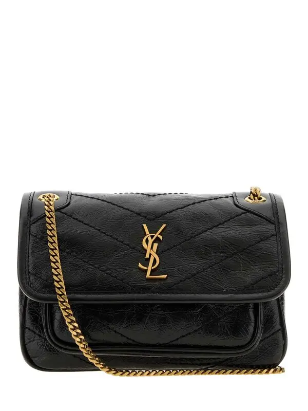 Saint Laurent Niki Shoulder Bag - Black