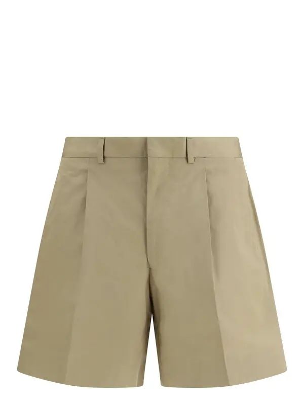 Prada Cotton Shorts - Cream