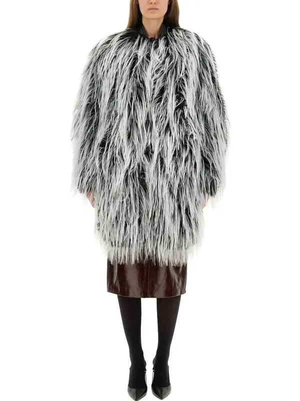 Sportmax Faux Fur Jacket - Multicolor