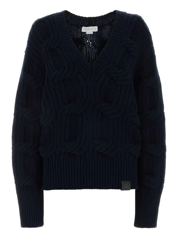 Stella McCartney Midnight Wool Sweater - Blue
