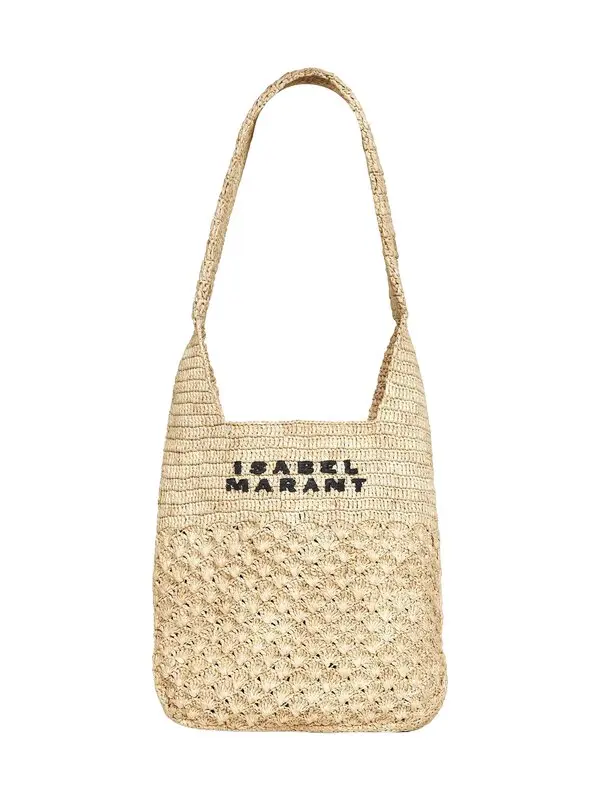 Isabel Marant Étoile Praia Small Raffia Shoulder Bag - Multicolor