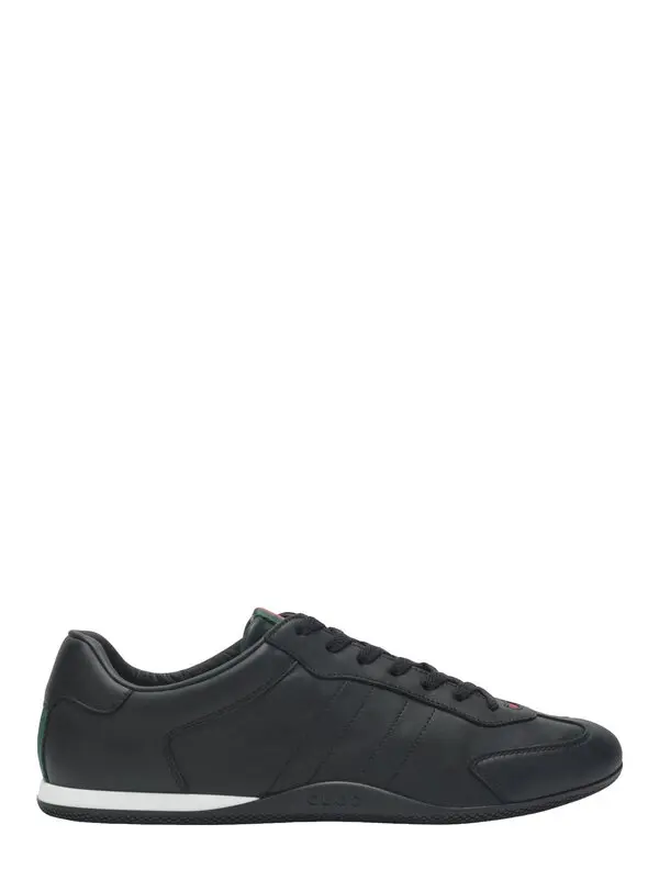 Gucci Leather Sneakers - Black