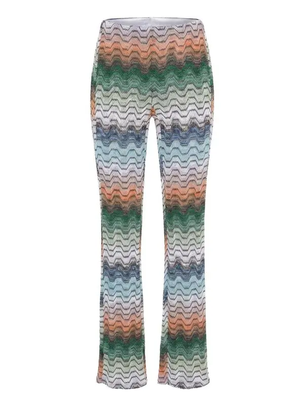 Missoni Zigzag Pattern Viscose Pants - Multicolor