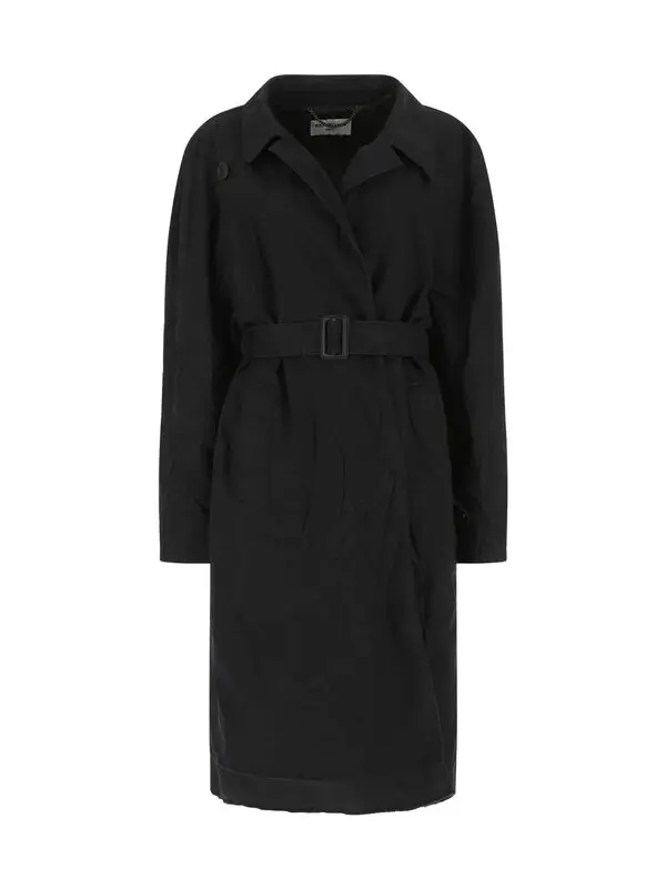 Balenciaga Cotton Overcoat - Blue