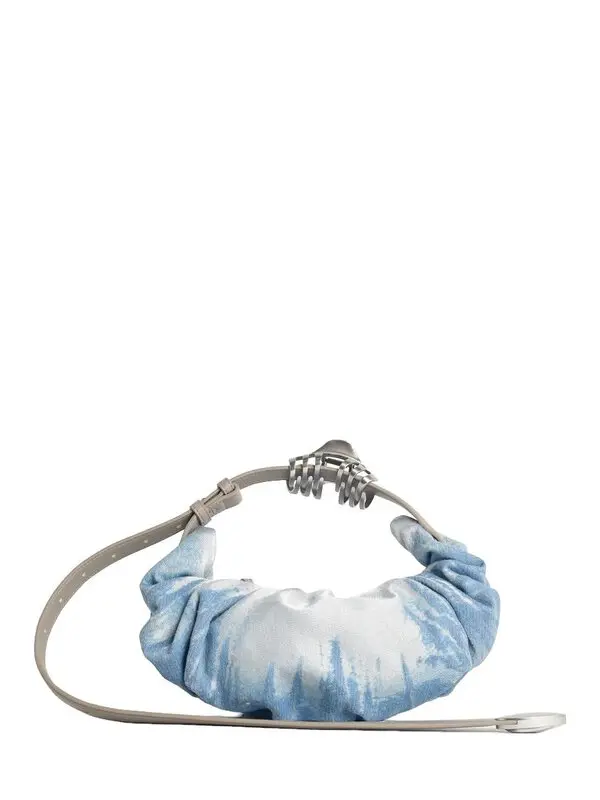 DIESEL® Hobo Grab-d Satin Denim Bag - Blue