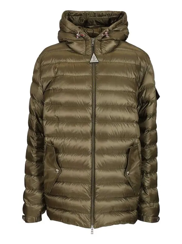 Moncler Padded Hooded Parka - Green
