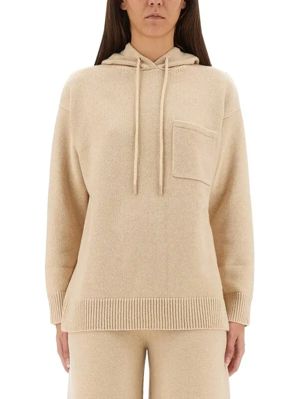 Max Mara Liana Hooded Sweater - Cream