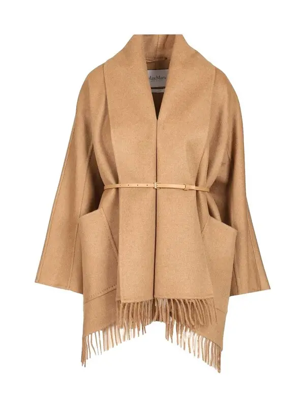 Max Mara Camel Cardigan Coat - Cream
