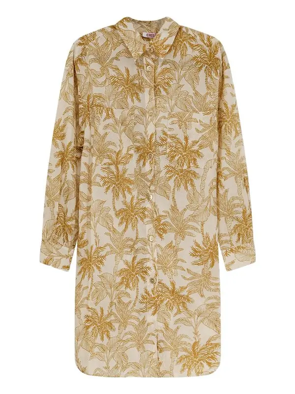 ERES Long Sleeve Printed Cotton Shirt - Multicolor