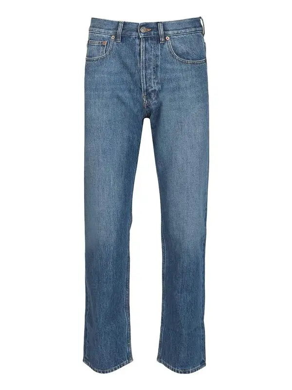 Valentino Garavani Straight Leg Jeans - Blue