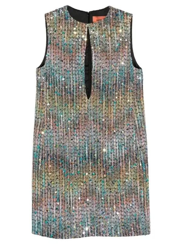 Missoni Sleeveless Sequined Short Dress - Multicolor