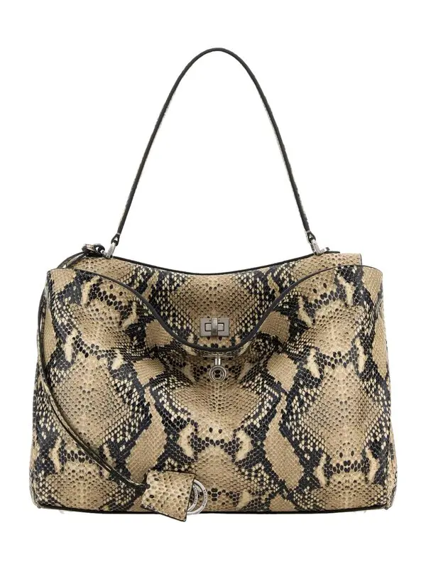 Balenciaga Printed Leather Medium Rodeo Handbag - Multicolor